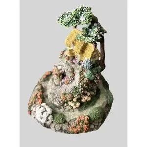 Franklin Mint | Accents | Violet Schwenig Wishing Well Cottage Figurine ...
